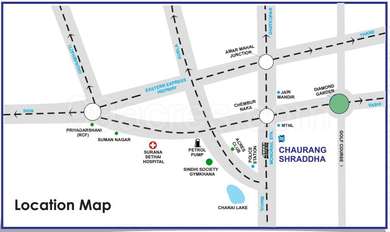 Chaurang Group Chaurang Shraddha Map - Chembur, Mumbai Location Map