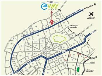 CHD Developers CHD EWay Towers Map - Sector-109 Gurgaon Location Map
