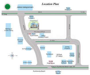 Chilukuri Housing Projects Chilukuri Golden Gates Map - Madhurawada ...