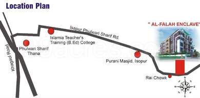 Chitra Homes Al Falah Enclave Map - Phulwari Sharif, Patna Location Map