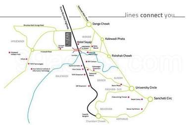 Bhumkar Properties and Kalcon and Chordia Group Icon Linera Map - Karpe ...