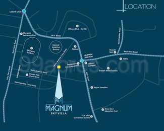 Citadel Developers Citadel Magnum Map - Lalbagh, Mangalore Location Map