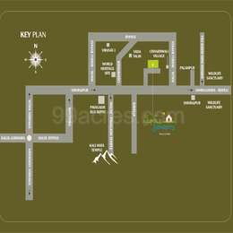 Citicorp Ventures Jungle Serenity Map - Halol, Vadodara Location Map