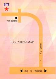 City Builder Kalavathi Residency Map - Boduppal, Warangal highway ...