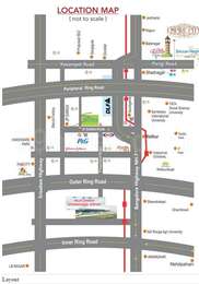 City Heights Homes and Resorts City 5th Avenue Map - Kothur, Siddipet ...