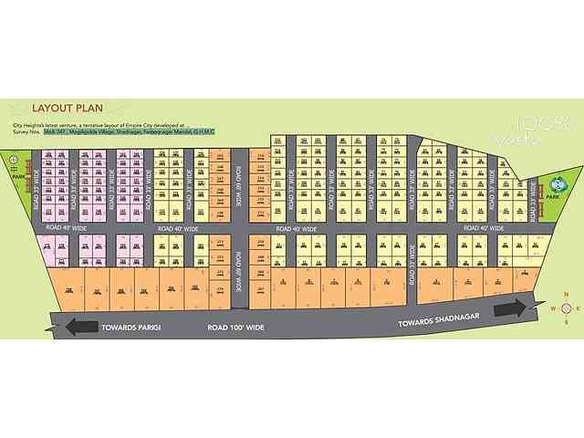 City Heights Homes and Resorts Empire City Photos - Shad nagar ...