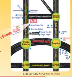 City makers Builders Ananta Hills Map - Abdullapurmet, Hayathnagar ...