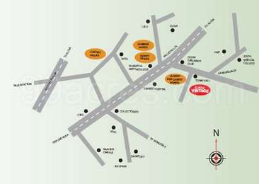 Classic Homes Builders Classic Vintage Map - Kakkanad, Kochi Location Map