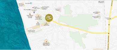 Clavier Estates Builders Clavier The Legend Map - Ullal, Mangalore ...
