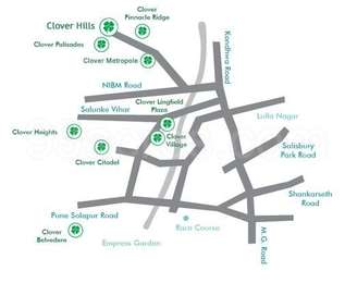 Clover Builders Clover Hills Map - Kondhwa, Pune Location Map