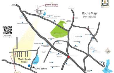 CMG Builders CMGs Marvel Heights Map - Gachibowli, Hyderabad Location Map