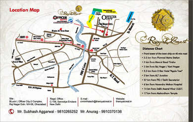 CNM Infratech CNM Royal Crest Map - Raj Nagar Extension, Ghaziabad ...