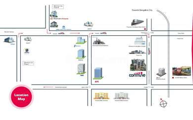 Commune Properties India Builders The Commune Map - Chandapura ...