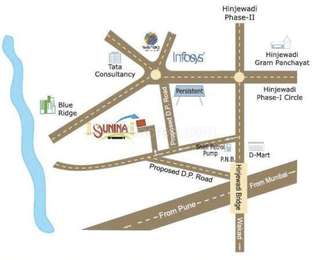 Concept Projects Builders Concept Gunina Map - Hinjewadi, Pune Location Map