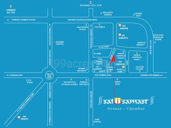 Concrete Builders Concrete Sai Samast Map - Deonar, Mumbai Location Map