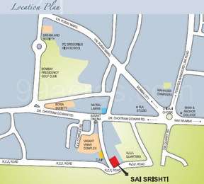 Concrete Builders Concrete Sai Srishti Map - Chembur, Mumbai Location Map