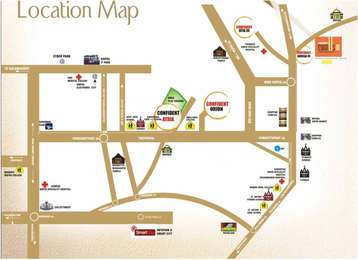 Confident Group Confident Cygnus 3 Apartments Map - Kakkanad, Kochi ...