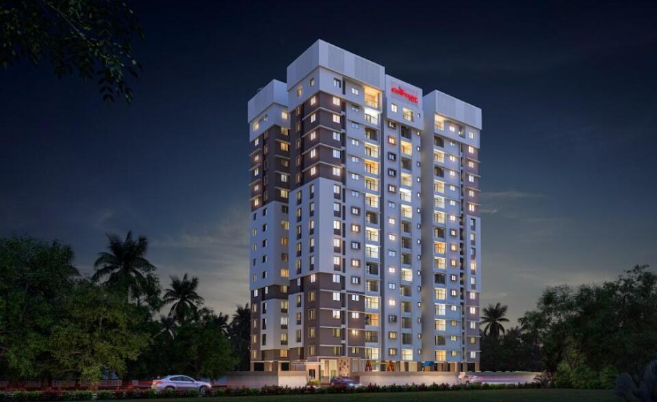Confident White Berry Infopark, Kochi | Price List & Brochure, Floor ...