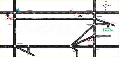 Cosmo City Developers Cosmo North City Map - Devanahalli, Bangalore ...