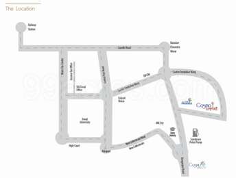 Cosmo Group Cosmo Empire Map - Sirol, Gwalior Location Map