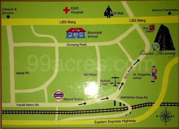 Cosmos Group Cosmos Harmony Map - Mulund (West), Central Mumbai suburbs ...