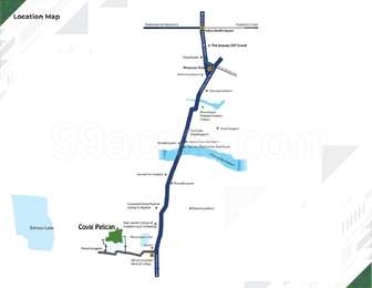 Covai Property Centre Covai Pelican Map - Bahour, Pondicherry Location Map