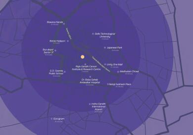 Maxvel Al Vista Map - Sector 32 Rohini, Delhi Location Map