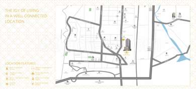 Crescent Group Crescent Heritage Map - Khar West, Mumbai Location Map