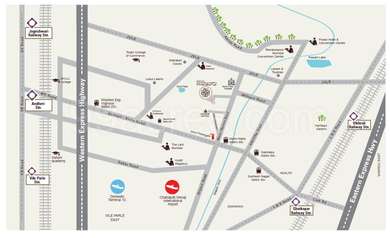 Crescent Group Crescent Residency Map - Marol, Mumbai Location Map