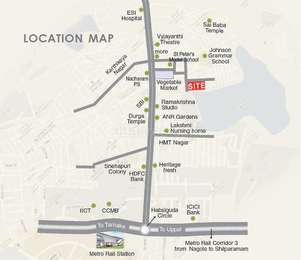 Crown Construction Builders Crown Signature Map - Nacharam ...