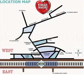 Crystal Homecon Crystal Virar Nagri Map - Virar West, Mumbai Location Map