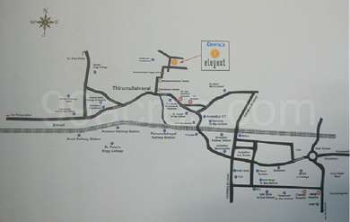 Crystal Properties Crystal Elegant Map - Oragadam, Chennai Location Map
