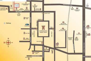 CS HOUSING PROMOTERS Metro Town Map - Srirangam, Trichy Location Map