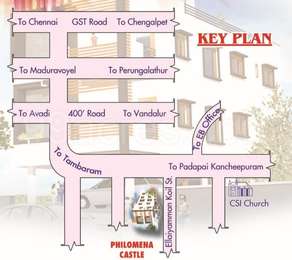 CSR Builders Chennai CSR Philomena Castle Map - Mudichur, Chennai ...