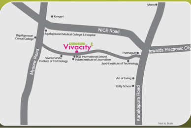 Cynosure Homez Builders Cynosure Vivacity Map - Mysore Road, Bangalore ...