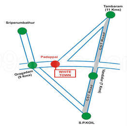 Right Angle Properties Right Angle White Town Map - Padappai, Chennai ...