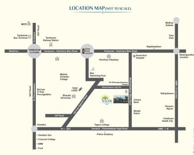DAC Developers Dac Vilva Map - Madambakkam, Chennai South Location Map