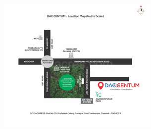 DAC Developers DAC Centum Map - East Tambaram, Chennai Location Map