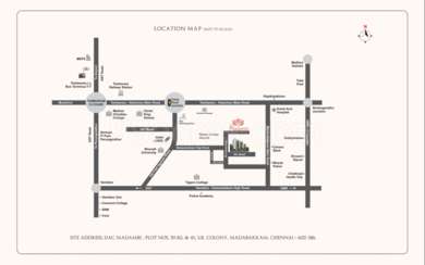 DAC Developers DAC Madambi Map - Yeswanth Nagar, Selaiyur Location Map