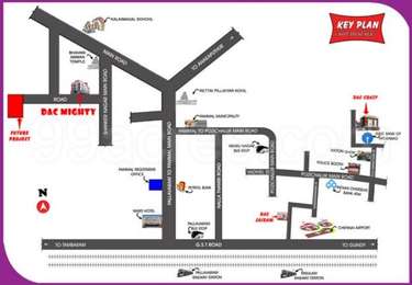 DAC Developers DAC Misty Map - LIC Colony, Velachery Location Map