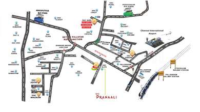 DAC Developers DAC Pranaali Map - Pallavaram, Chennai Location Map