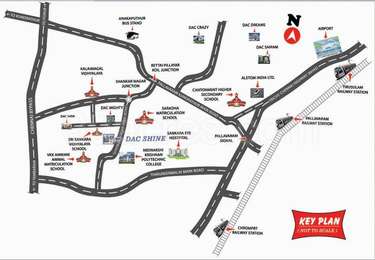 DAC Developers DAC Shine Map - Pammal, Chennai Location Map
