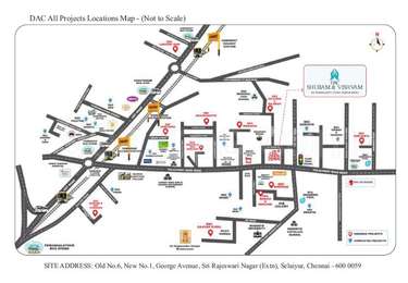 DAC Shubam and Vishvam Map - Selaiyur, Chennai Location Map
