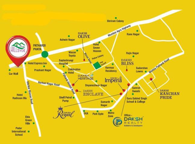 Daksh Hillsyde Pathardi Phata, Nashik Resale Price List, Brochure ...