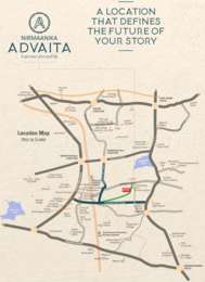 Daksha Home Developers Daksha Nirmaanika Advaita Map - Balagere ...