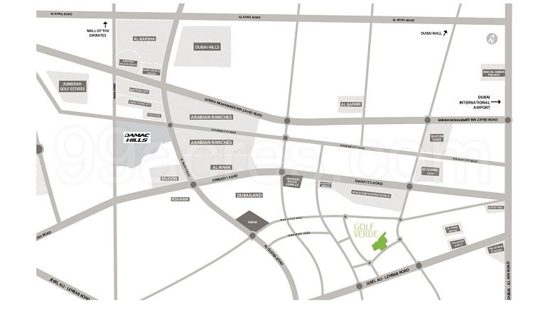 DAMAC Fiora in Golf Verde Dubai, Tiger Woods | Price List, Brochure ...