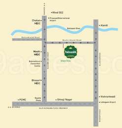 Darode Jog Properties Darode Jog Padmanabh Map - Moshi, Pune Location Map