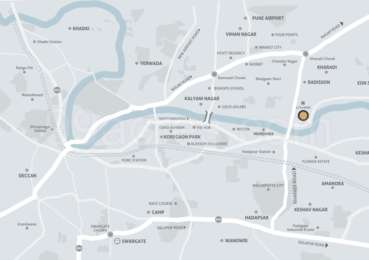 Darode Jog Properties Darode Jog Liviano Map - Kharadi, Pune Location Map