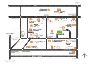 Darshan Foundation Darshan Gayathri Villas Map - Siruseri, Chennai ...