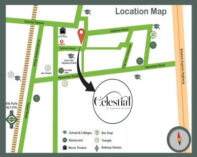 Darshan Sky High Realty Darshan Celestial Map - Vile Parle East, Mumbai ...